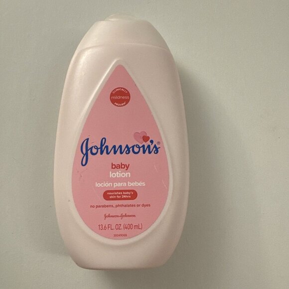 Other | Johnson Johnson Baby Lotion Formula Pink Bottle 136 Oz D32 ...